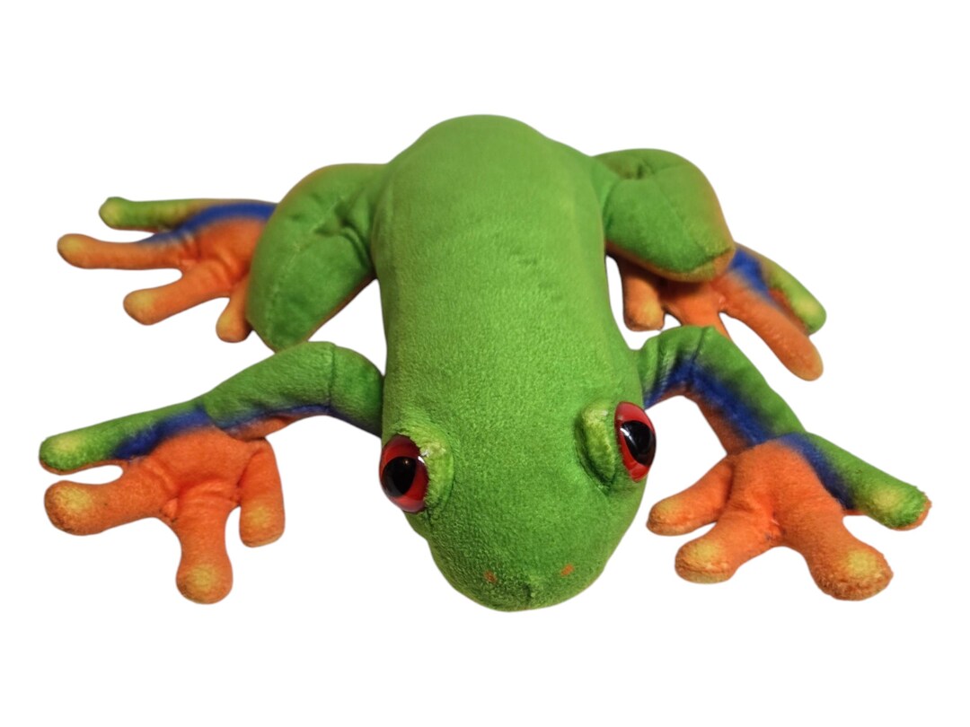 9 Fiesta Tree Frog Plush Realistic Tree Frog - Etsy