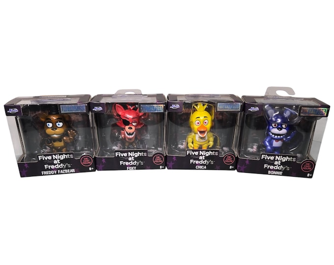 2024 Complete Set Five Nights at Freddy's Die Cast METALFIGS Jada Toys ...
