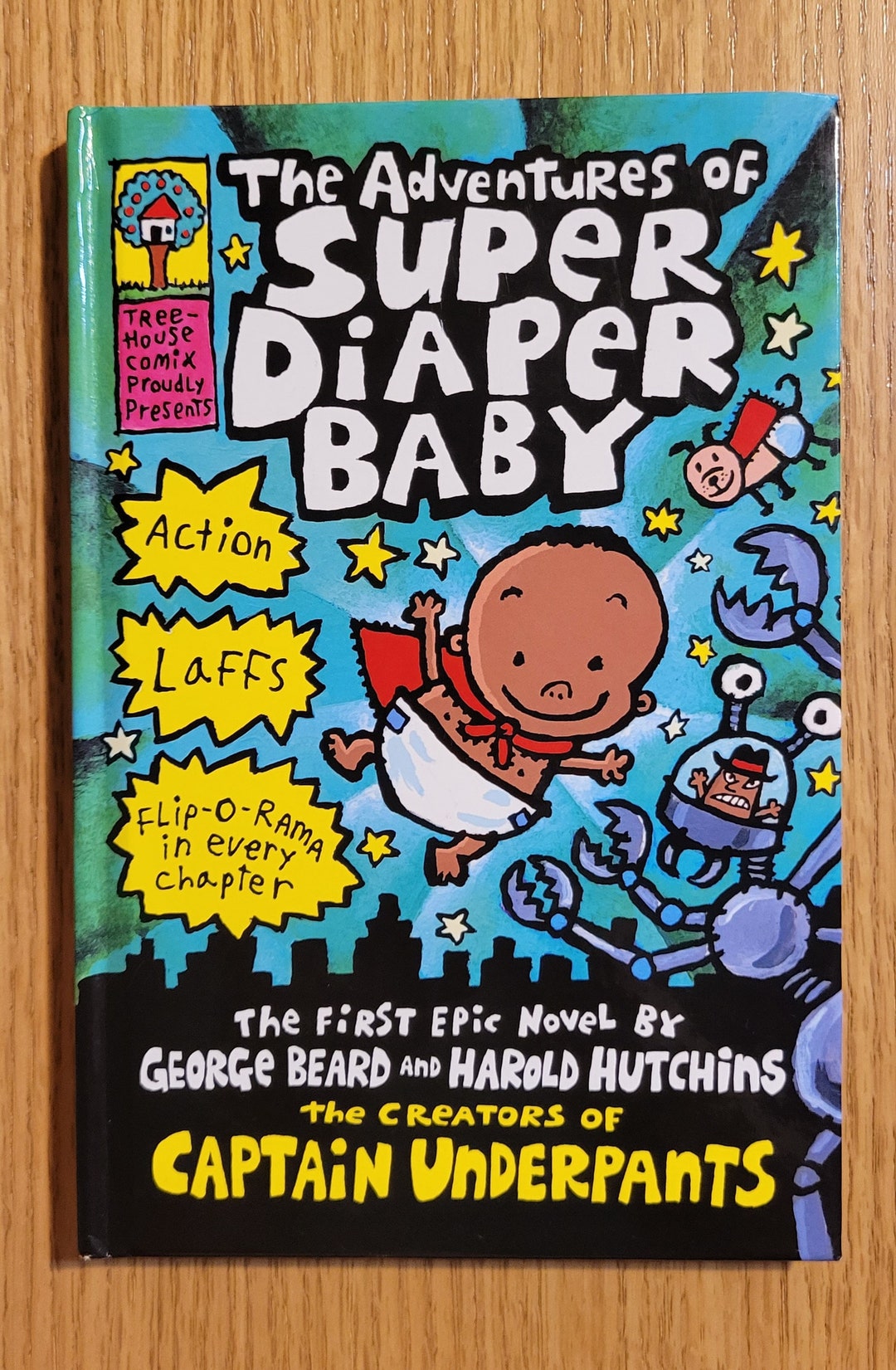 The Adventures of Super Diaper Baby Hardcover - Etsy