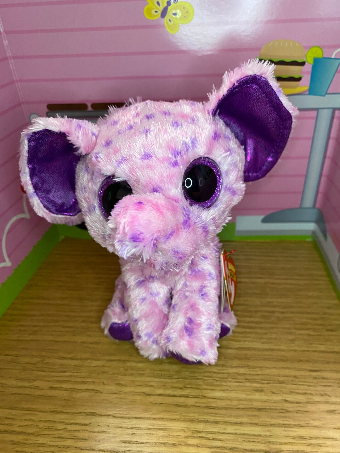 6” Ty Beanie Boo Eva the Elephant - Etsy