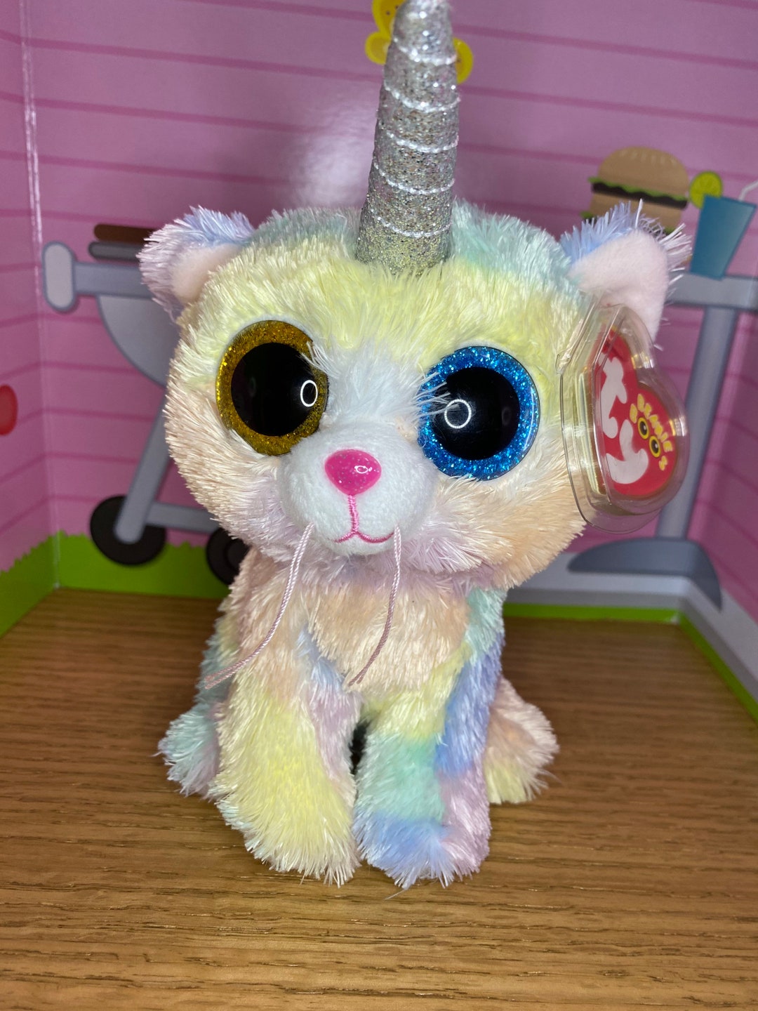 6 Ty Beanie Boo Heather the Unicorn Cat - Etsy