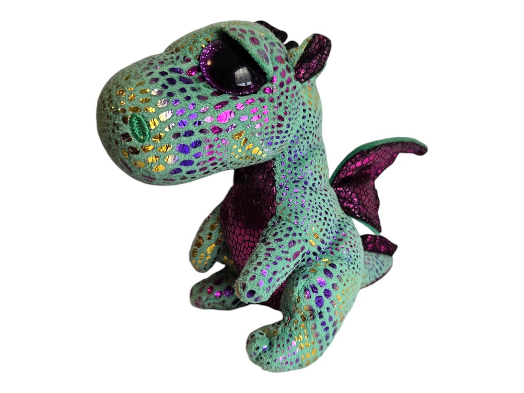 6” Ty Beanie Boo Cinder the Dragon - Etsy