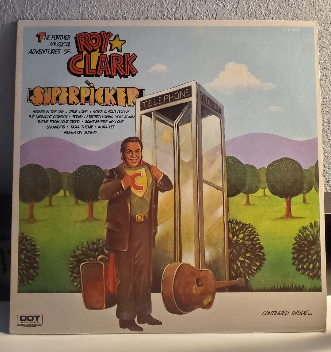 Roy Clark Super Picker 1973 Folk, World, and Country LP - Etsy