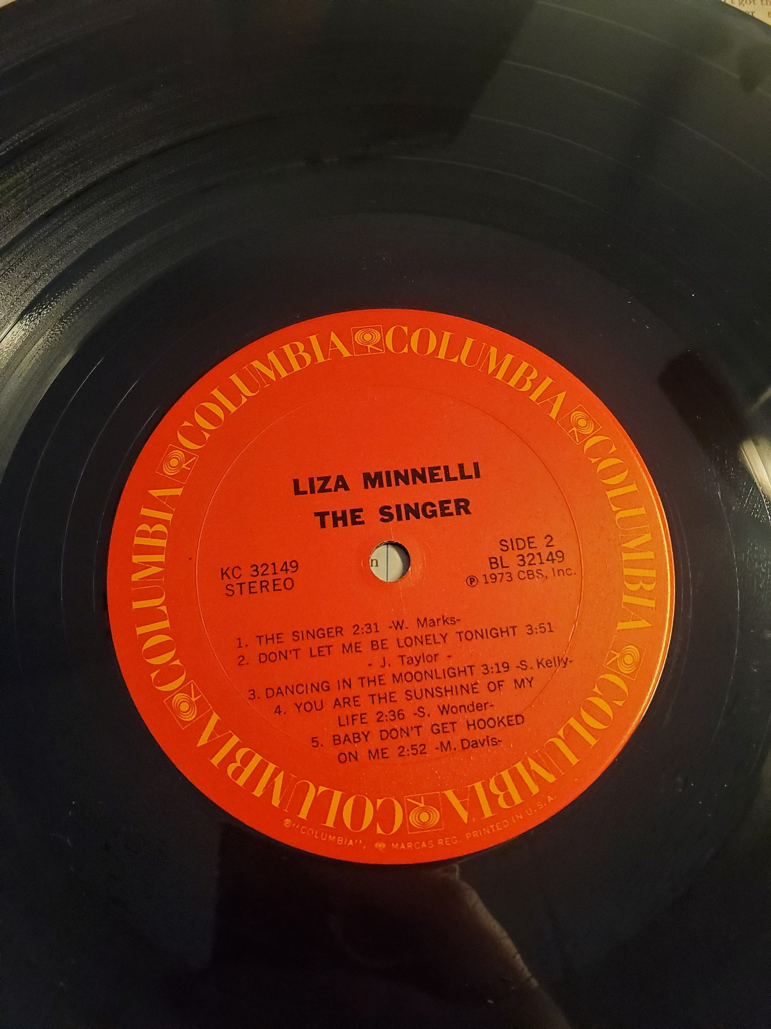 Liza Minnelli the Singer You're so Vain LP 12' 1973 - Etsy