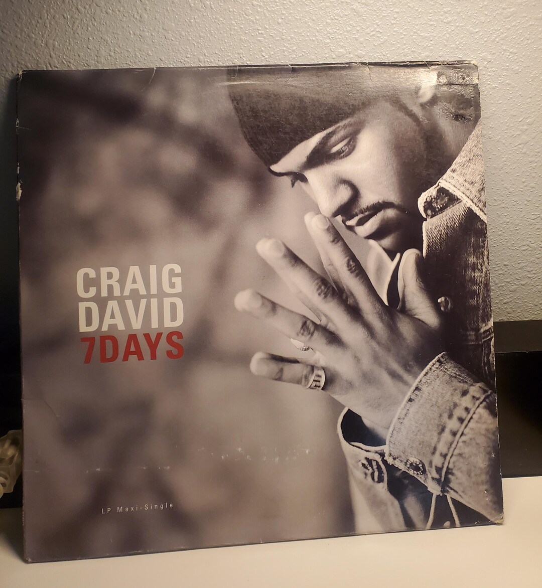 Craig David , Singel , 7 Days , 2002 , Jip Hop Soul, R&B Vinyl Record ...