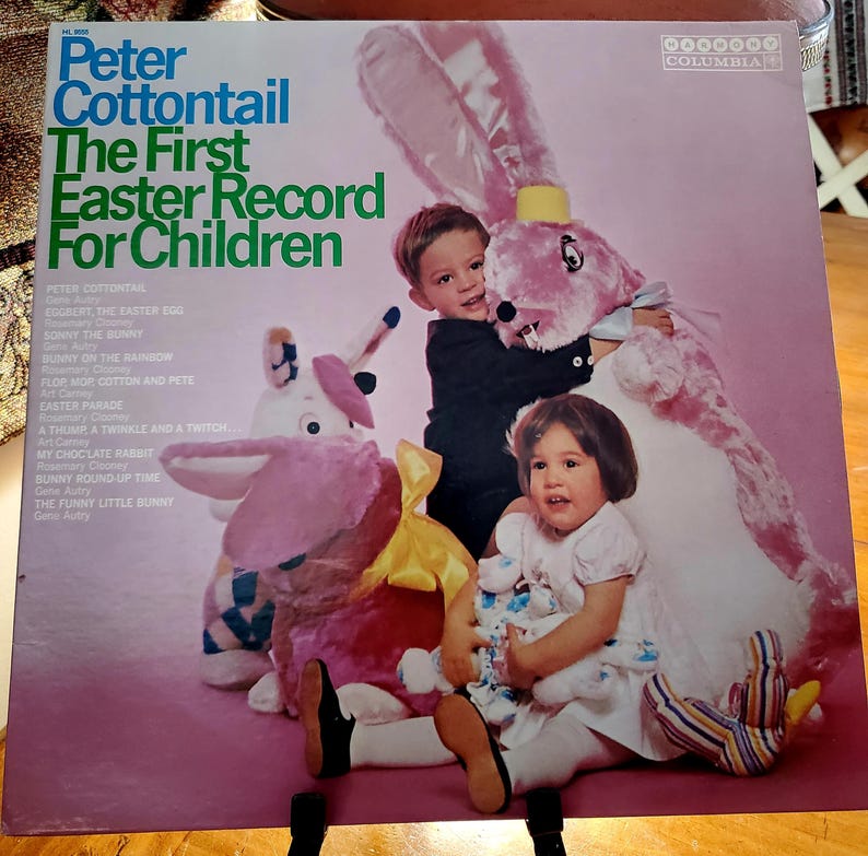Columbia Easter Bunny Record for Children 1966 ,peter Cottontail,gene ...
