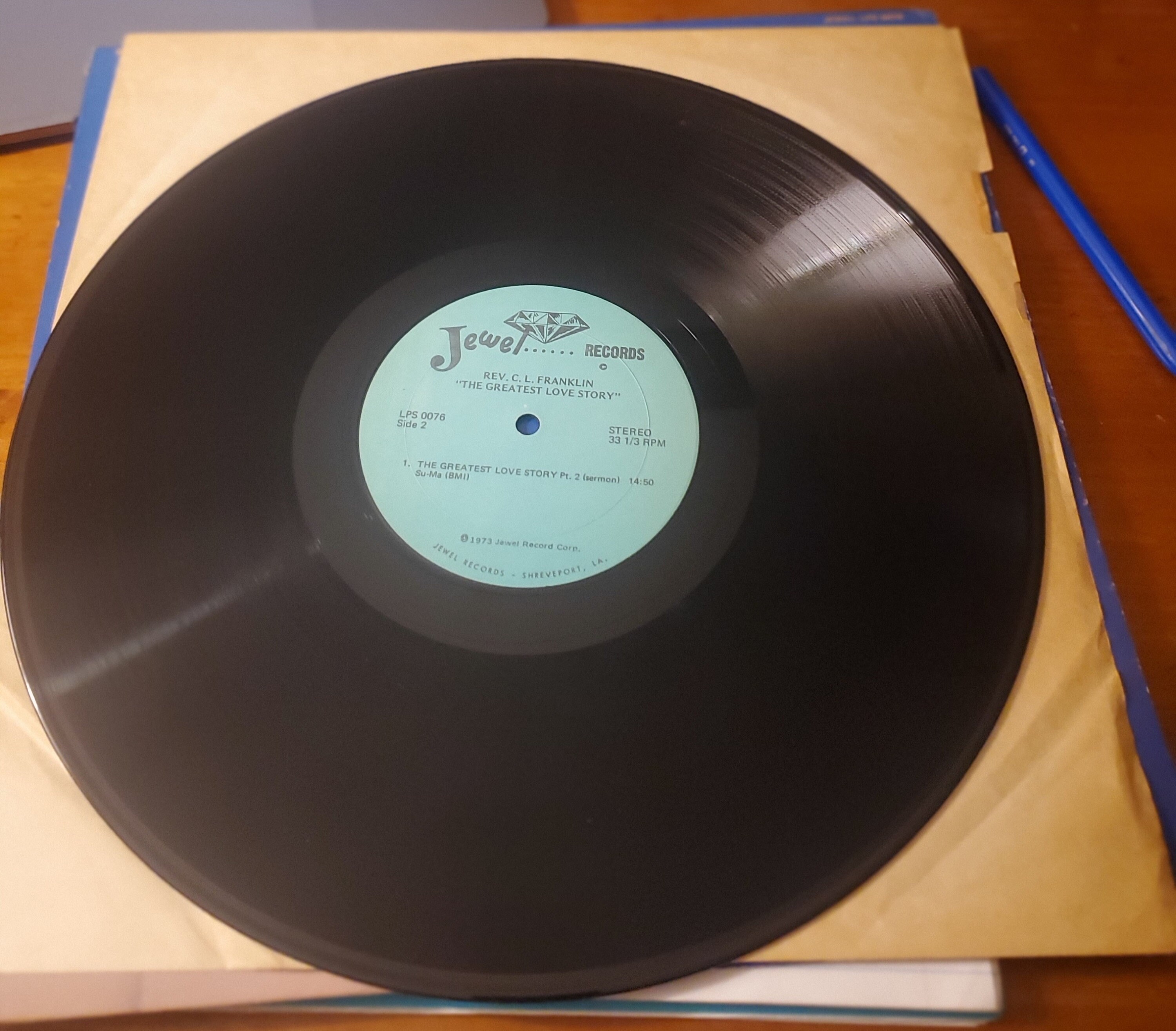 The Greatest Love Story Rev.c.l.franklin 1973 Sermon Vinyl Record - Etsy