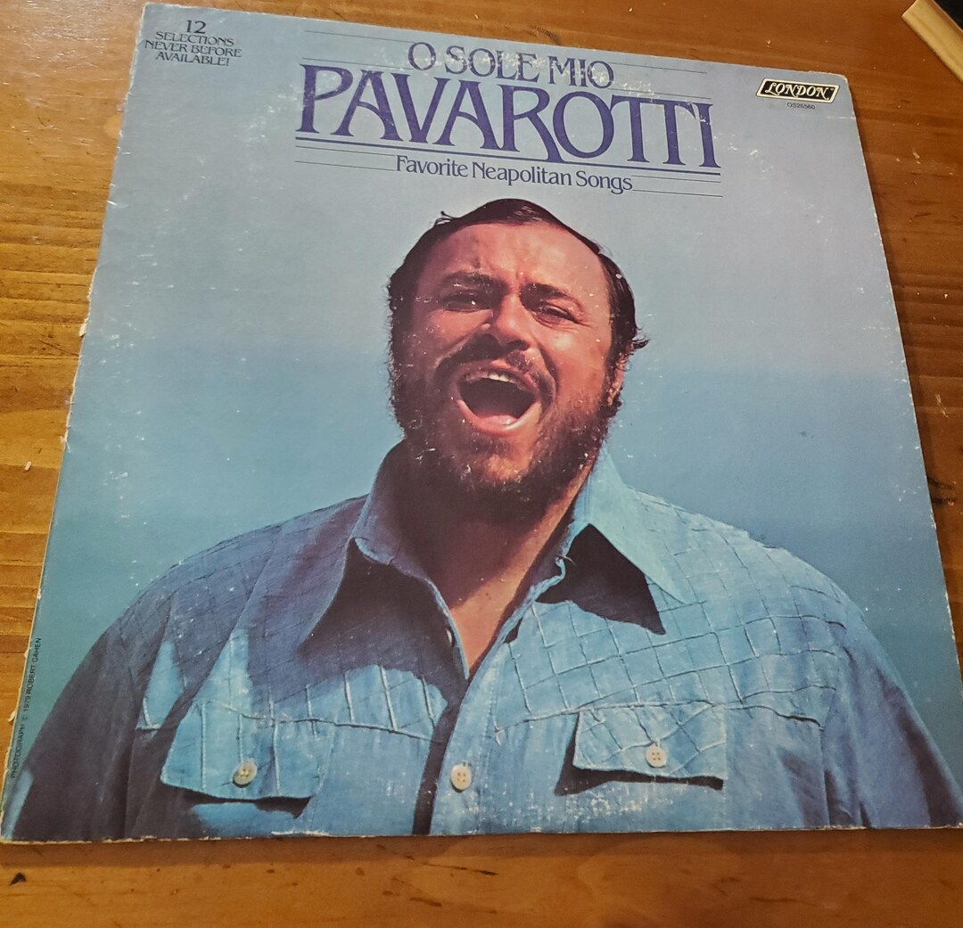 Lusiano Pavarotti O Sole Mio Rare , Opera Double Feature 1979 LP ...