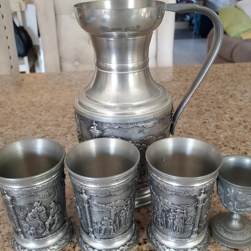 Pewter Pitchers - Etsy