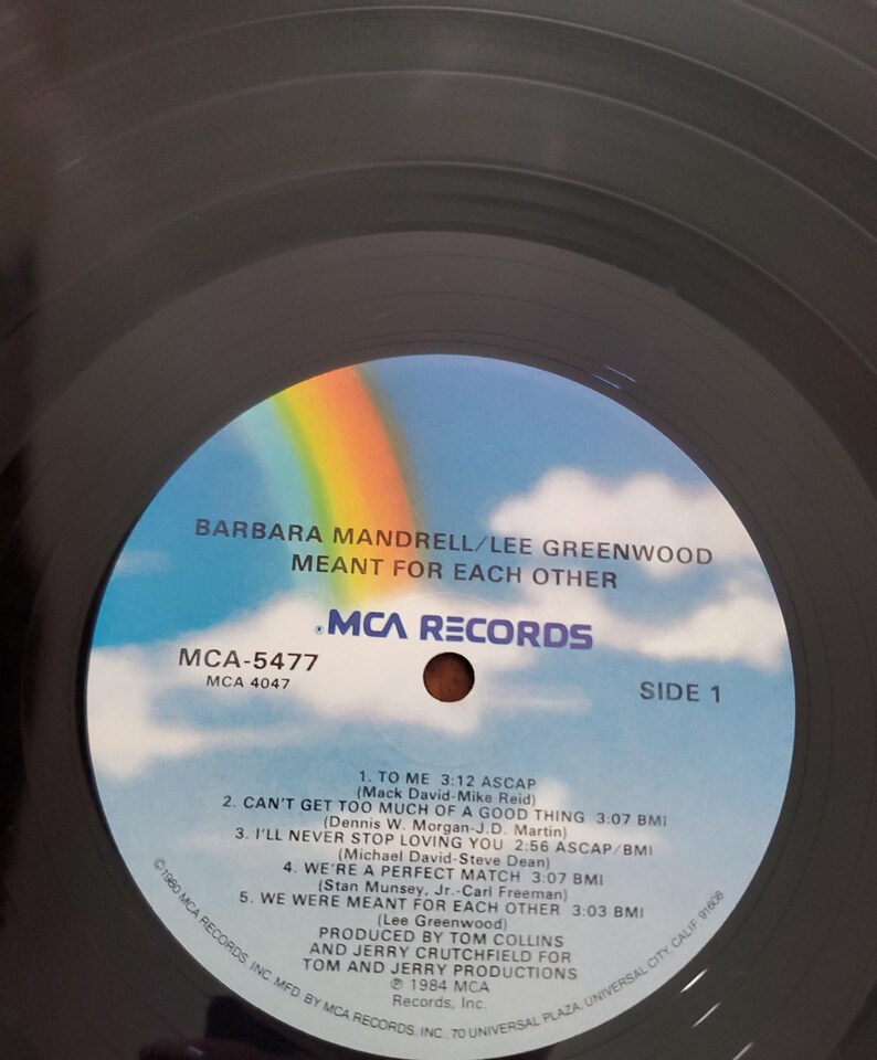 Barbara Mandrell and Lee Greenwood Country 1984, Meat for Each Other ...