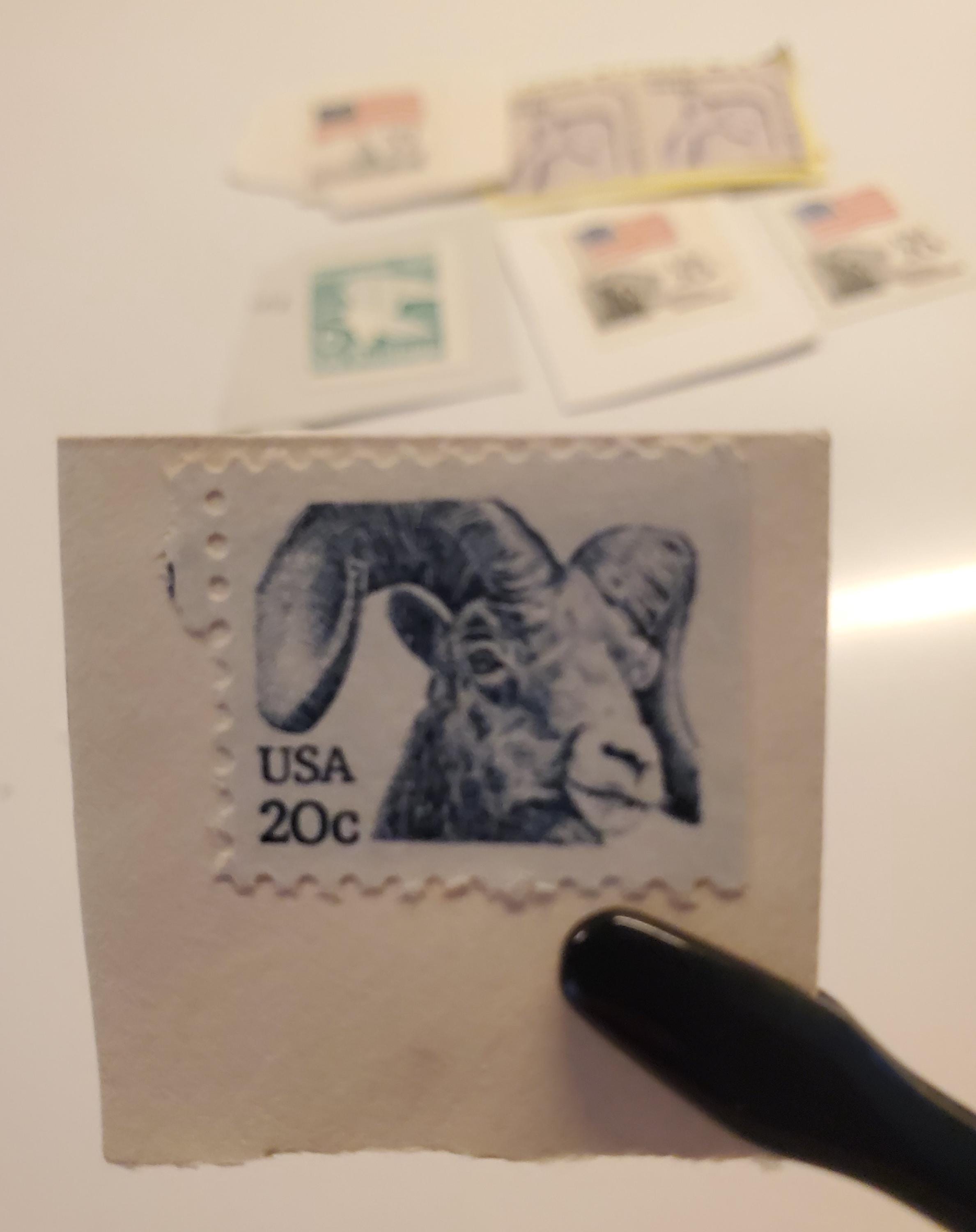 Vintage USA Postage 14 Stamps Collection - Etsy