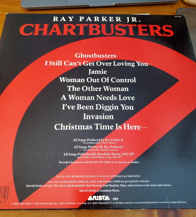 Ray Parker JR Chartbusters 1984 - Etsy