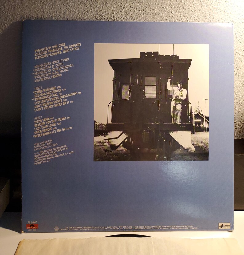 Donny Osmond Disco Train 1976, Disco, Pop, R&B LP 12" - Etsy