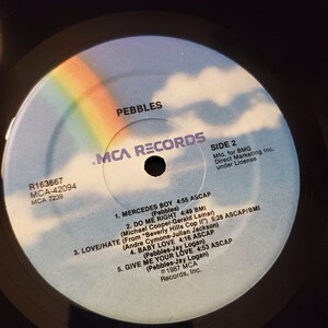 Pebbles 1987,LP 12',electronic, Hip Hop, R&B, - Etsy