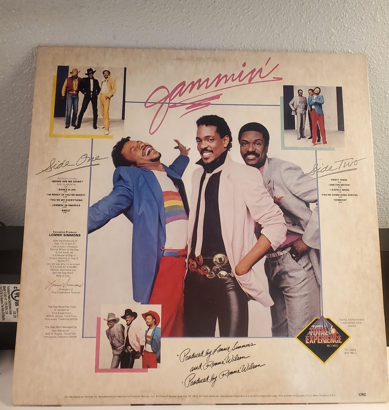 Gap Band V ,jammin , 1983, Funk, Soul - Etsy