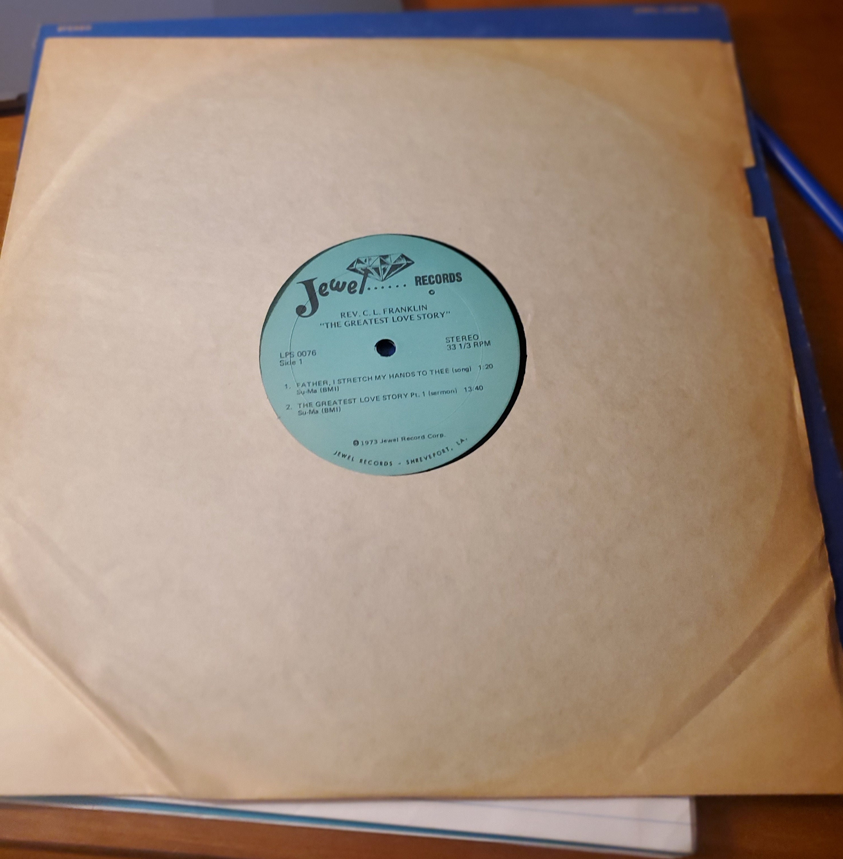 The Greatest Love Story Rev.c.l.franklin 1973 Sermon Vinyl Record - Etsy