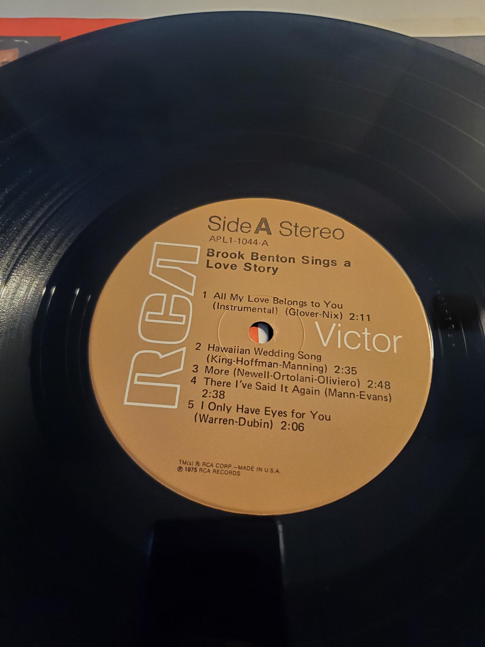 Brook Benton " Sing a Love Story" 1975 LP 12" - Etsy