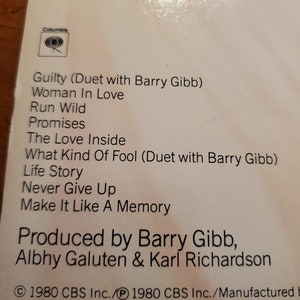 Barbra Streisand Guilty 1980 Vinyl Record - Etsy