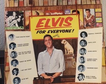 Elvis Presley-sealed "elvis for Everyone!" Vintage Vinyl Record Album ...