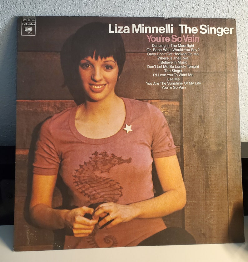 Liza Minnelli the Singer You're so Vain LP 12' 1973 - Etsy