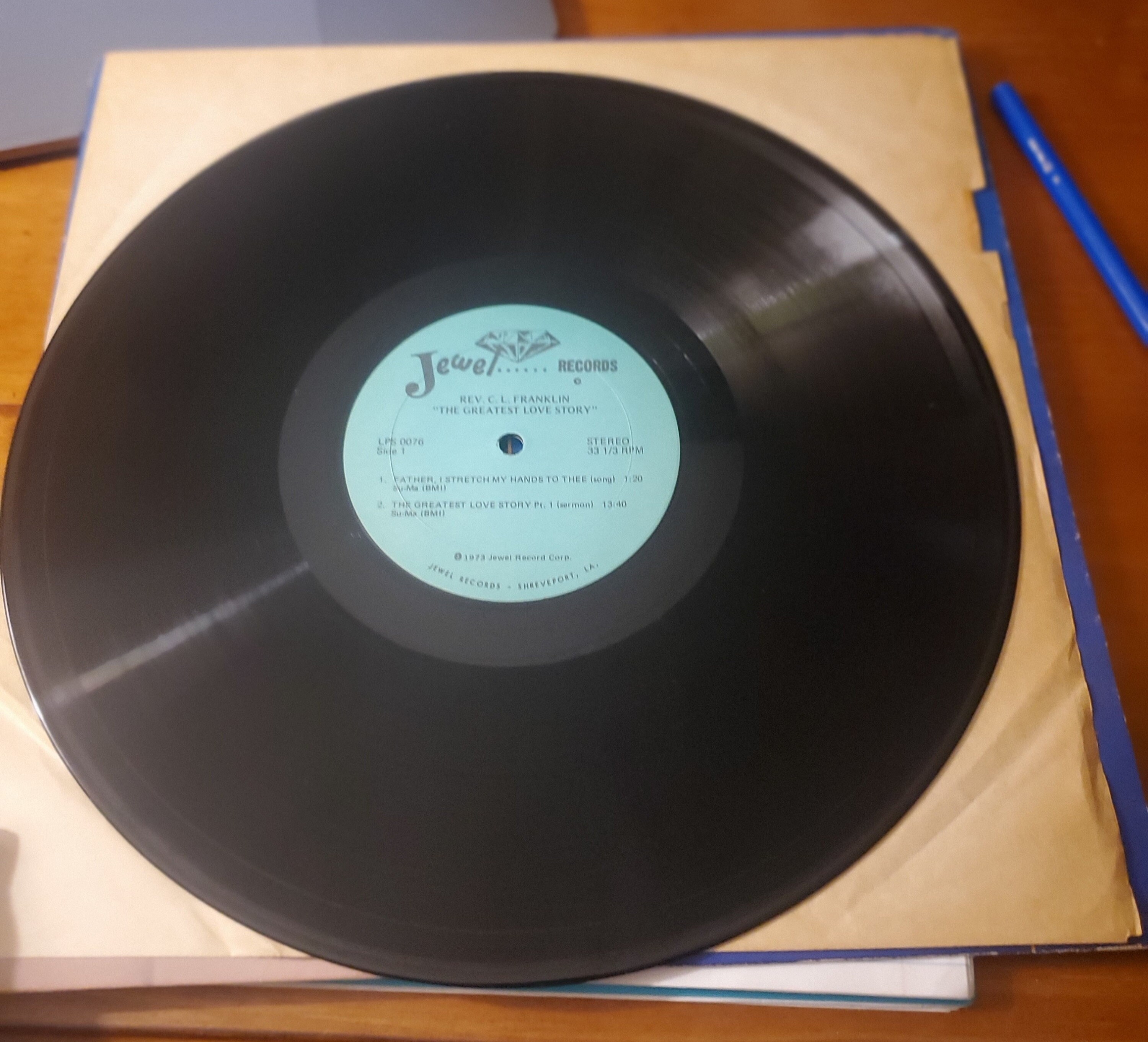 The Greatest Love Story Rev.c.l.franklin 1973 Sermon Vinyl Record - Etsy