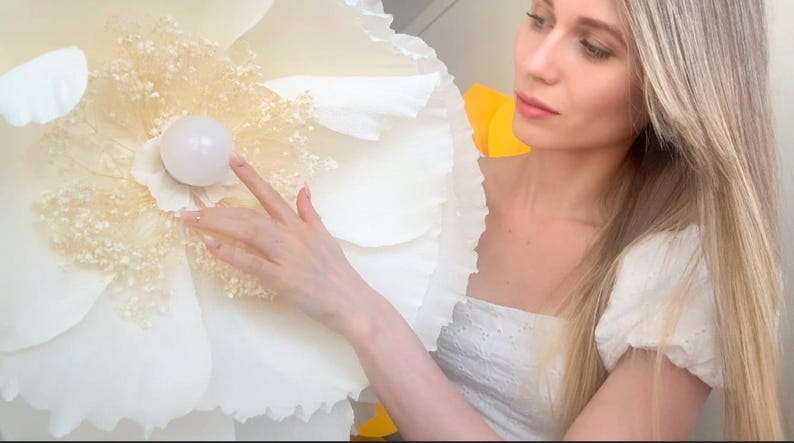 DIY Giant Flower Lamp: Templates From Video Tutorial + Materials ...