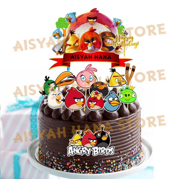Angry Bird Cake - Etsy