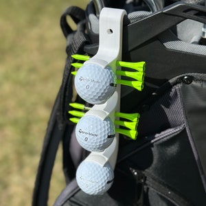 Golf Ball Bag Clip With Tees, Golf Gifts, Golf Gifts for Dad, Golf ...