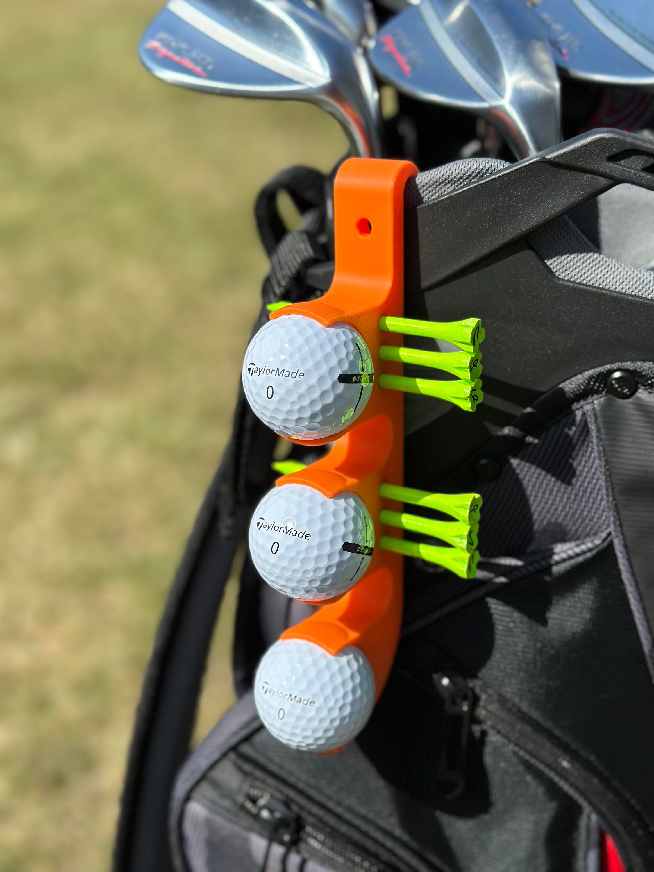 Golf Ball Bag Clip With Tees, Golf Gifts, Golf Gifts for Dad, Golf ...