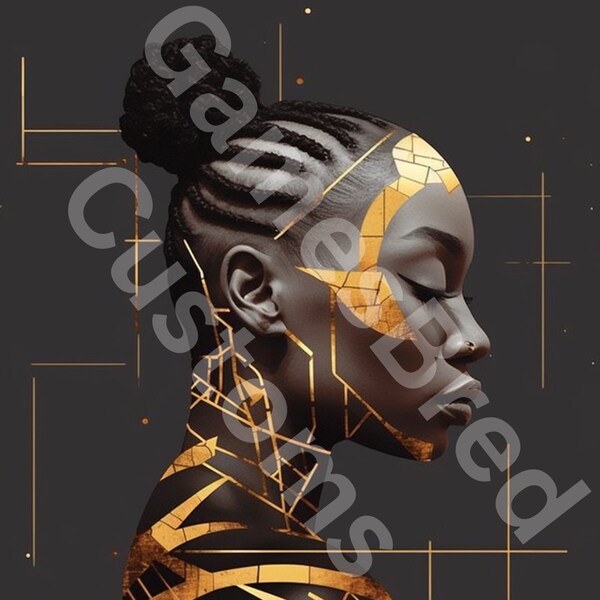 Melanated Ai Art - Etsy Australia Melanated Ai Art - Etsy Australia