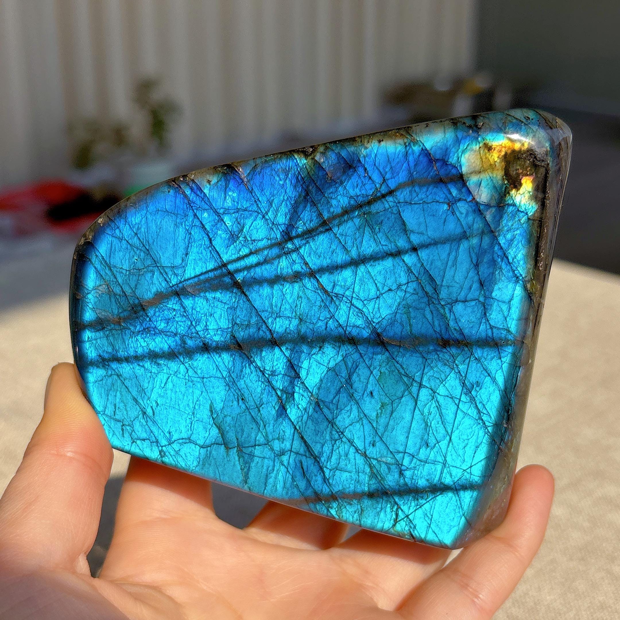 High Quality Natural Blue Labradorite Freeform,labradorite Specimens ...
