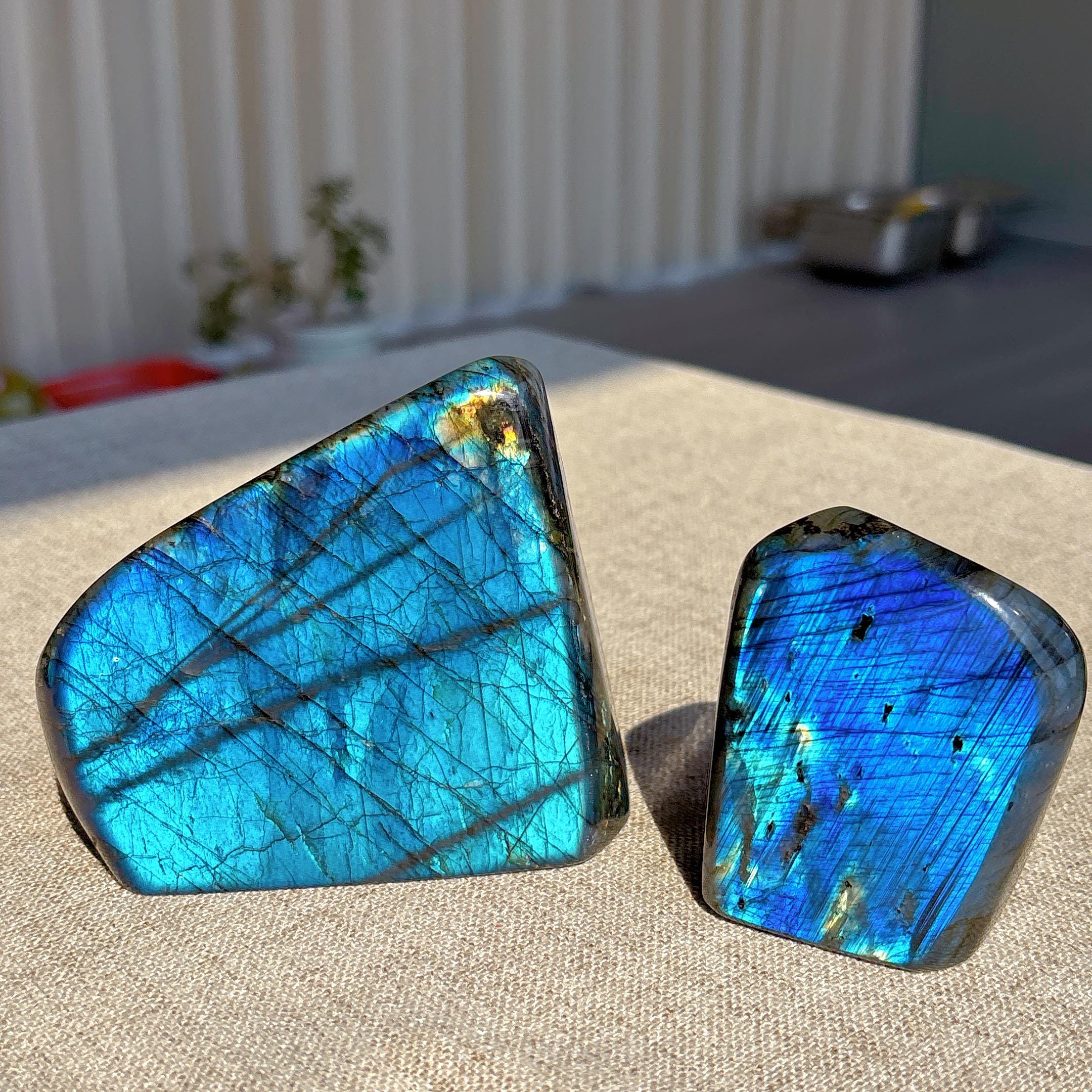 High Quality Natural Blue Labradorite Freeform,labradorite Specimens ...