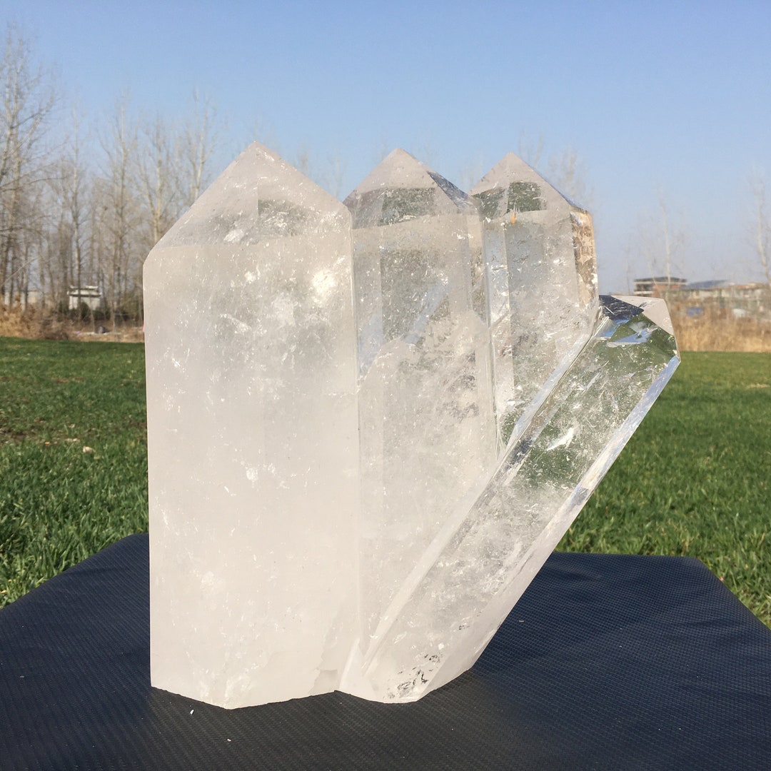 30.8LB Natural Clear Quartz Crystal Obelisk,mineral Samples,crystal ...