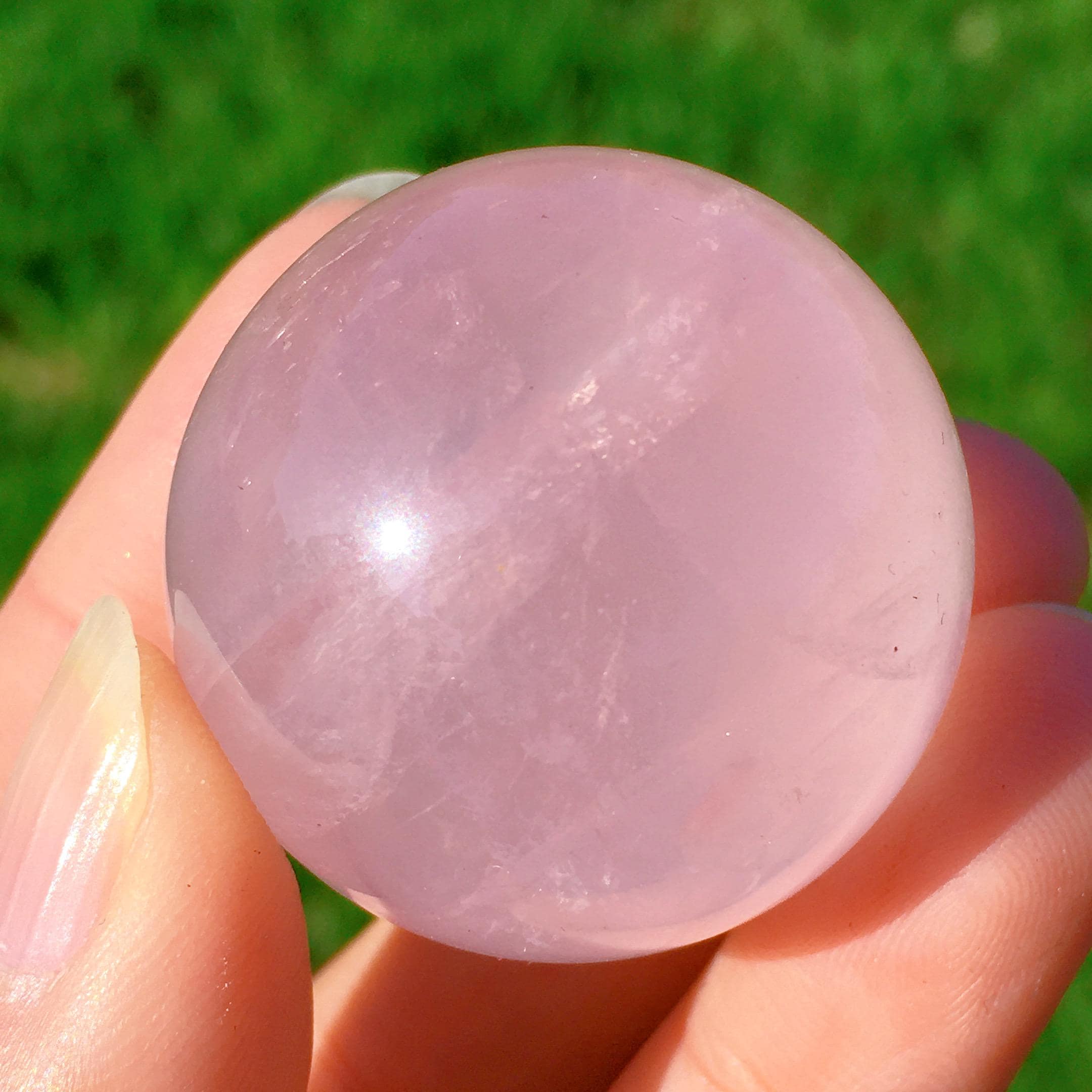 28-38mm Natural Rose Quartz Sphere,crystal Sphere,rose Quartz Ball ...