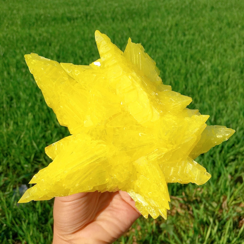 Native Sulfur Specimens Cluster,yellow Native Sulfur,crystal Gifts ...
