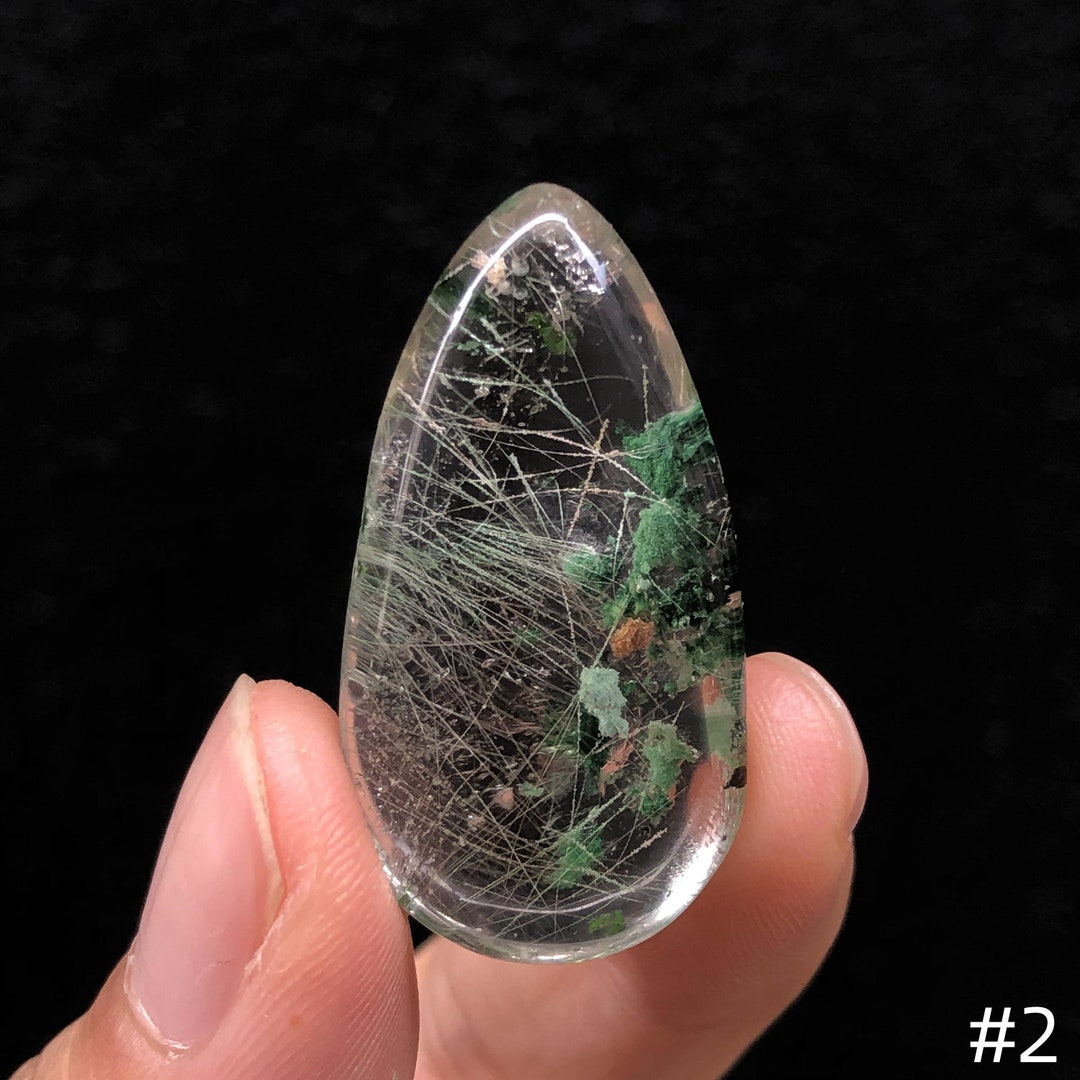 Garden Quartz Pendant,crystal Necklace,colourful Garden Quartz,ghost ...