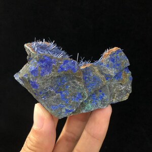 Chessylite Blue Linarite,goethite,needle Ironstone,magnesite Multipoint ...