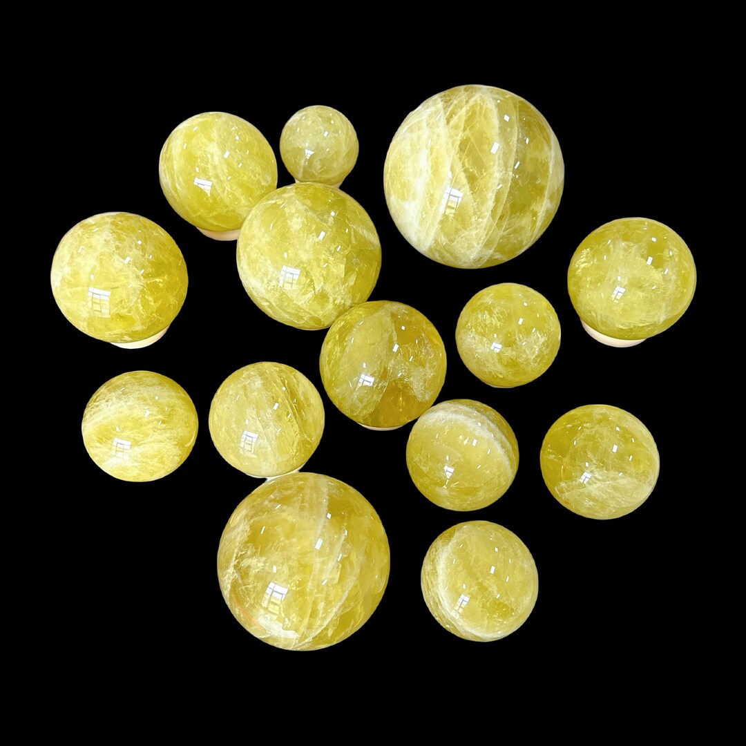 Natural Citrine Sphere,crystal Sphere,citrine Ball,mineral Specimens ...