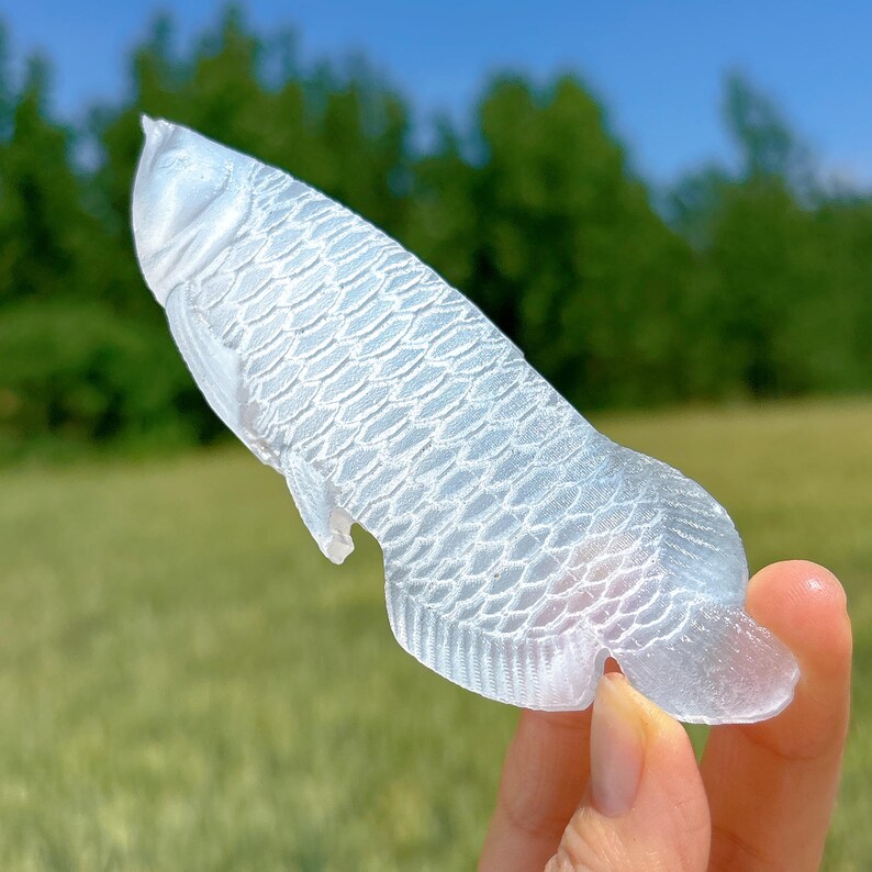 Natural Selenite Fish,quartz Crystal Fish,selenite Goldfish,mineral ...