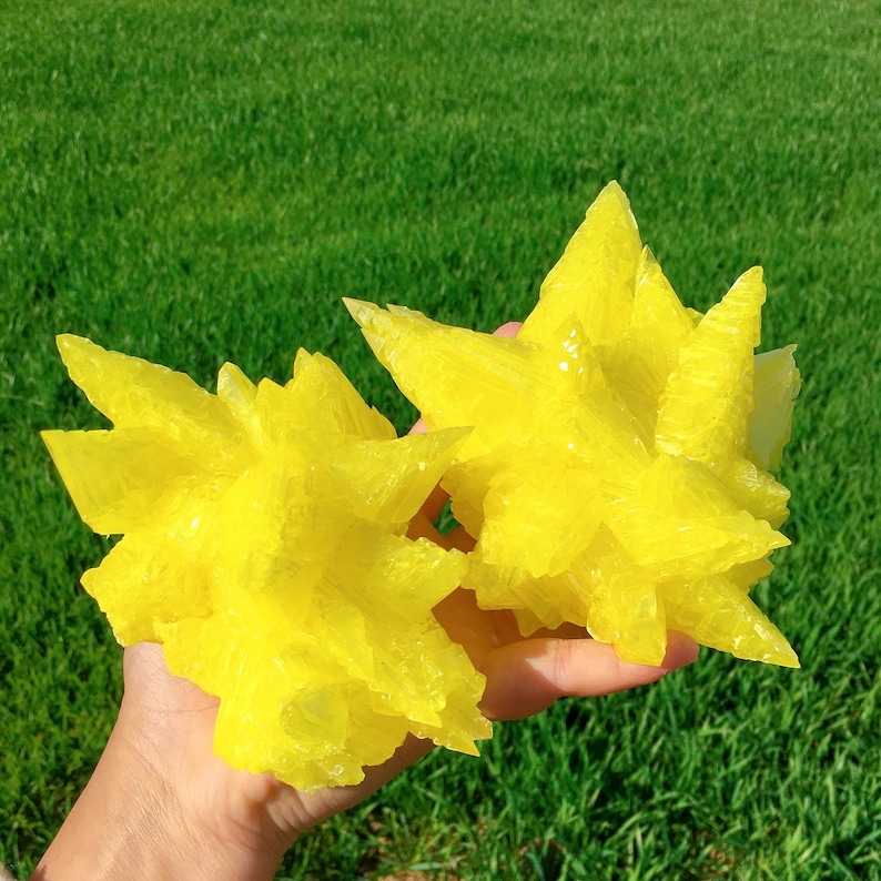 Native Sulfur Specimens Cluster,yellow Native Sulfur,crystal Gifts ...