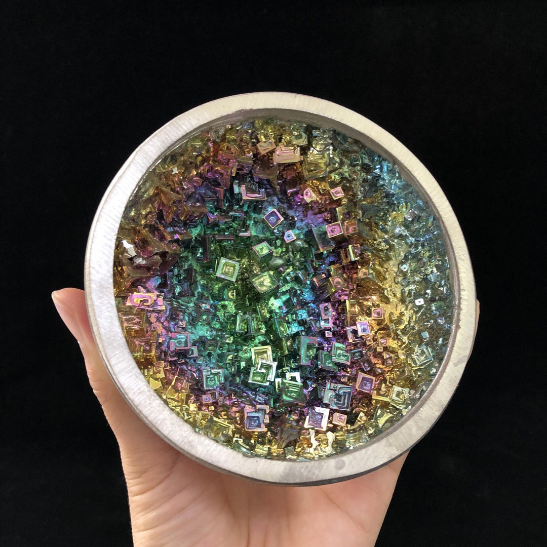 1PC Bismuth Ore Bowl,quartz Crystal Bowl ,crystal Sculpture,collection ...