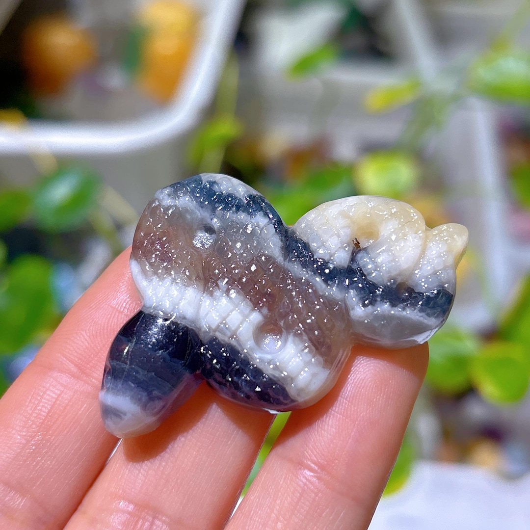 Natural Quartz Crystal Snake,fluorite Snake,mineral Specimen,reiki ...