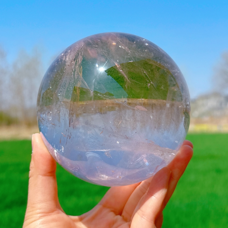Large Crystal Ball - Etsy