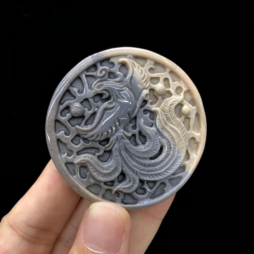 Polychrome Jasper Phoenix Crystal Carvedhand Carved Phoenix - Etsy