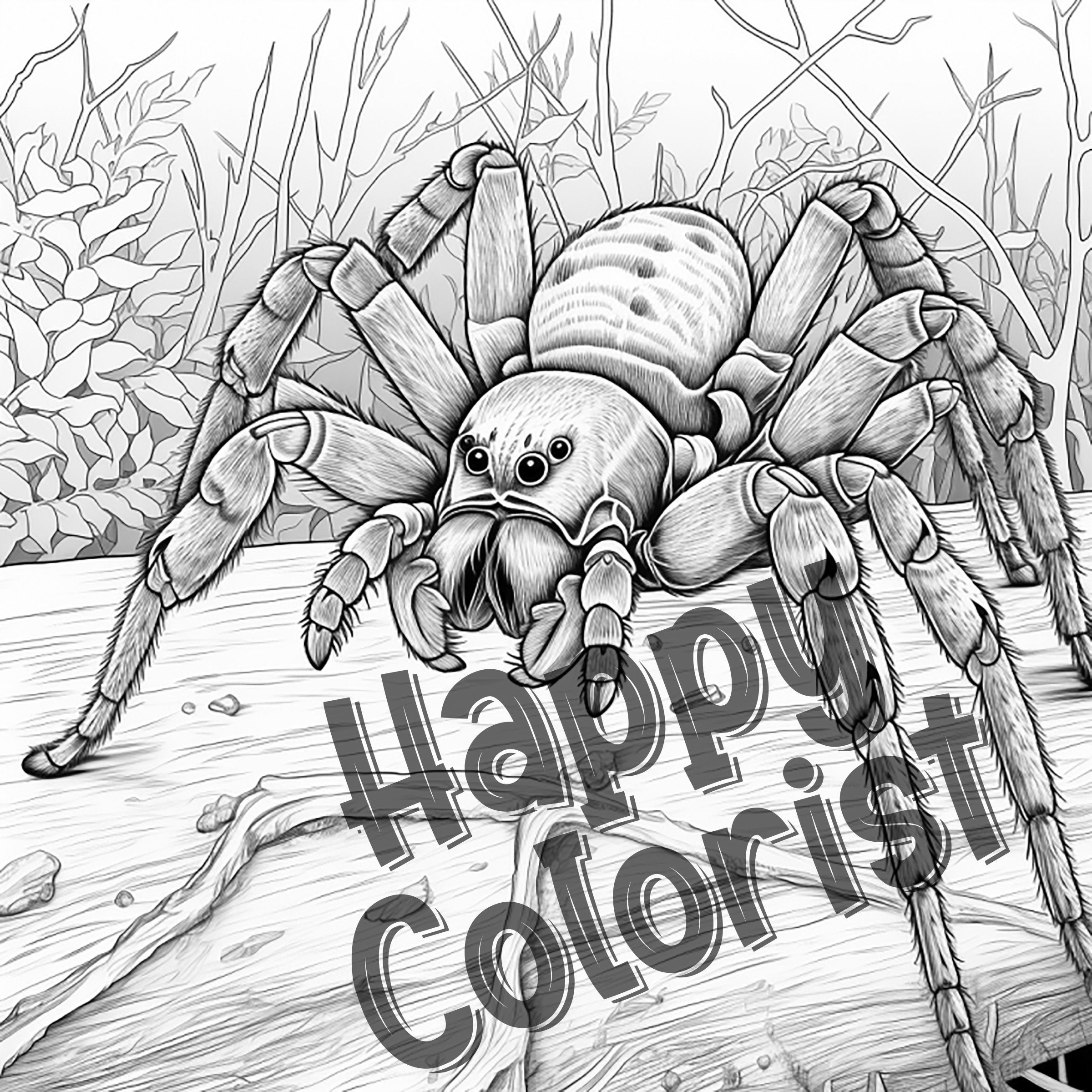 Spider Coloring Pages: Explore the Intricate World of Spiders With Our ...