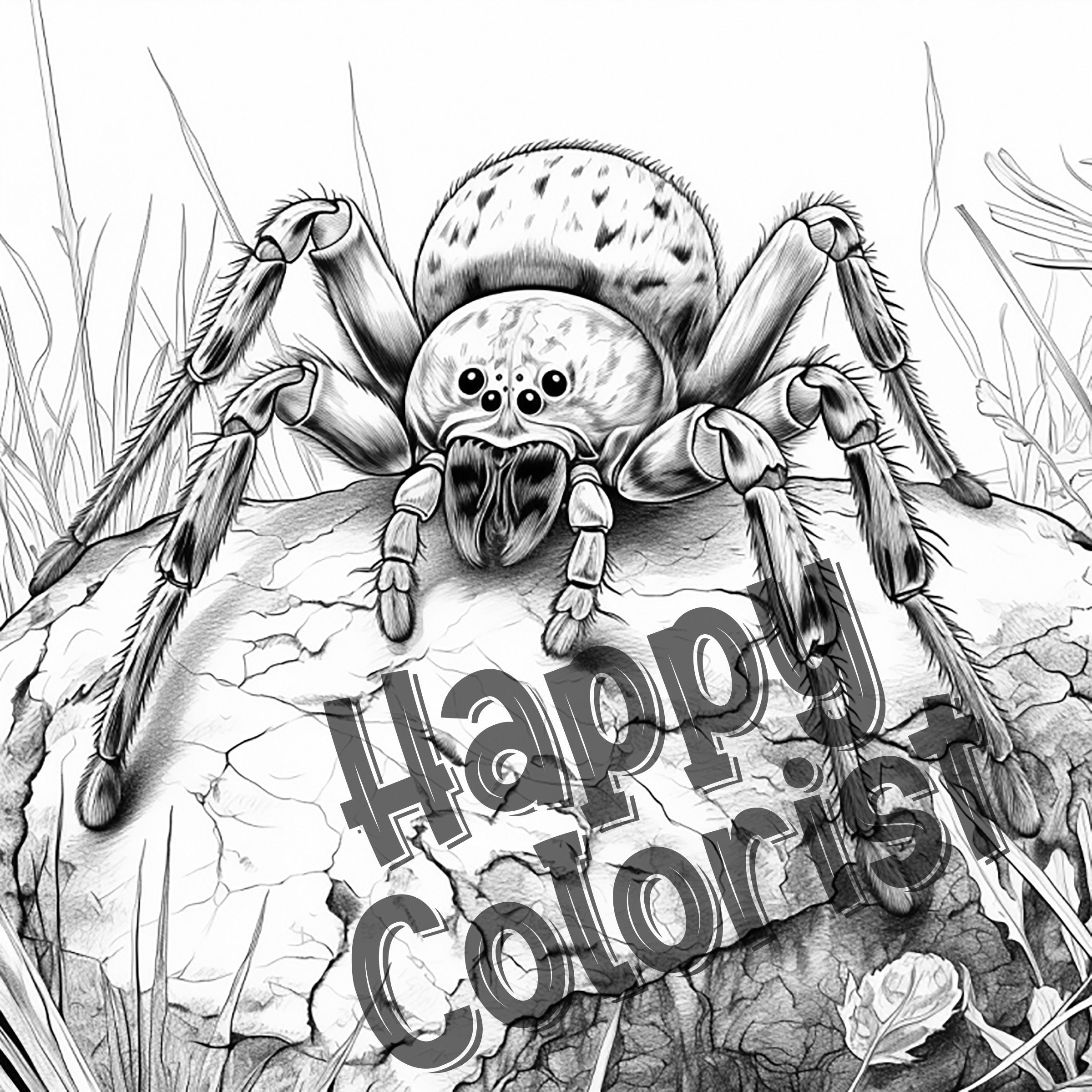 Spider Coloring Pages: Explore the Intricate World of Spiders With Our ...