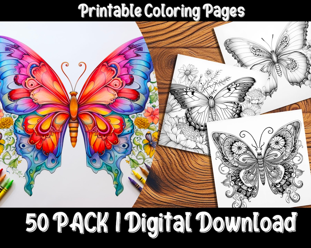 Butterfly Coloring Pages: Embrace the Magic of Nature With Our ...