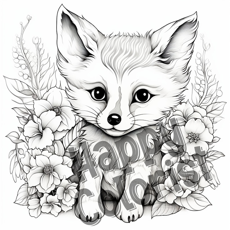 Baby Fox Coloring Pages: Discover the Charm of the Forest With Our ...