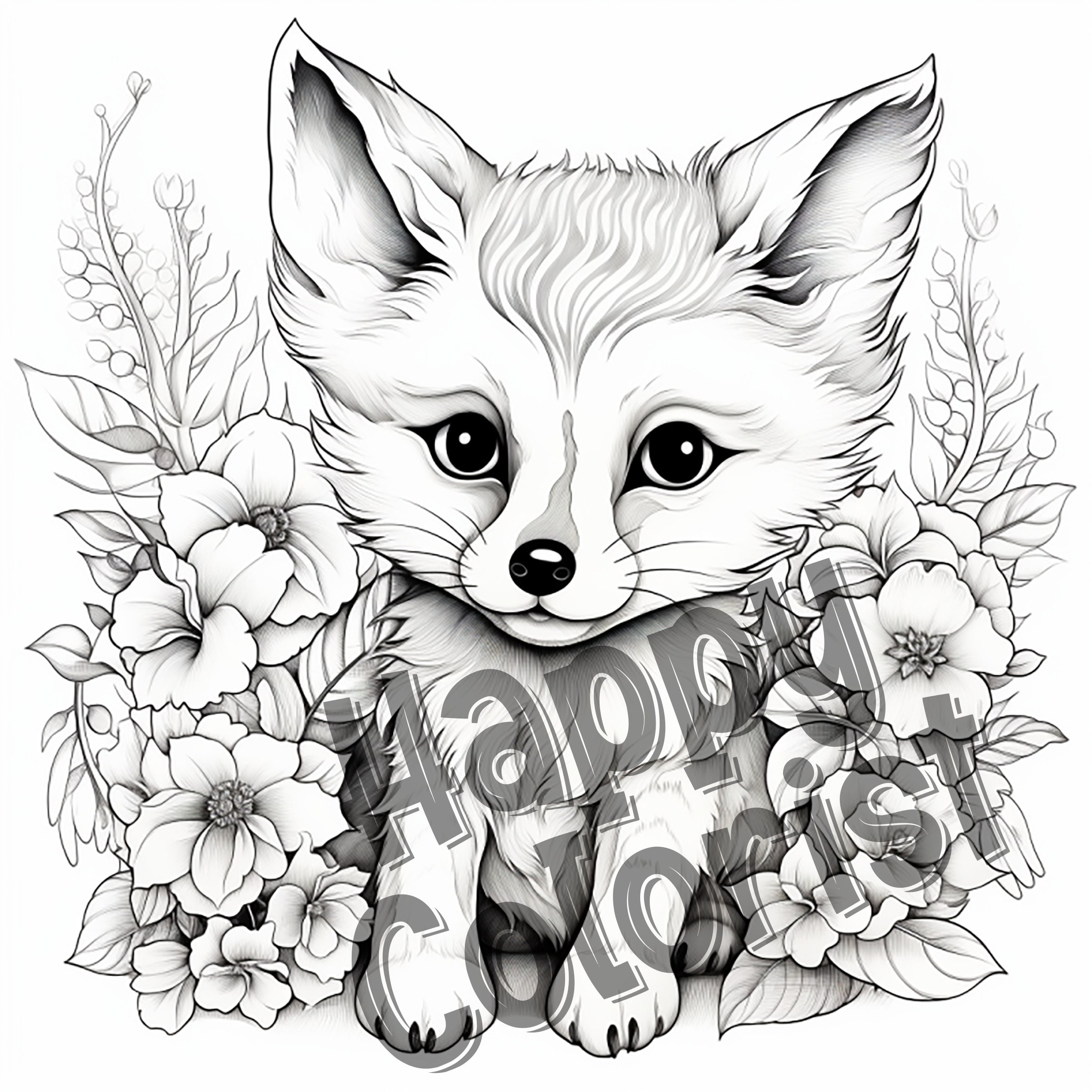 Baby Fox Coloring Pages: Discover the Charm of the Forest With Our ...