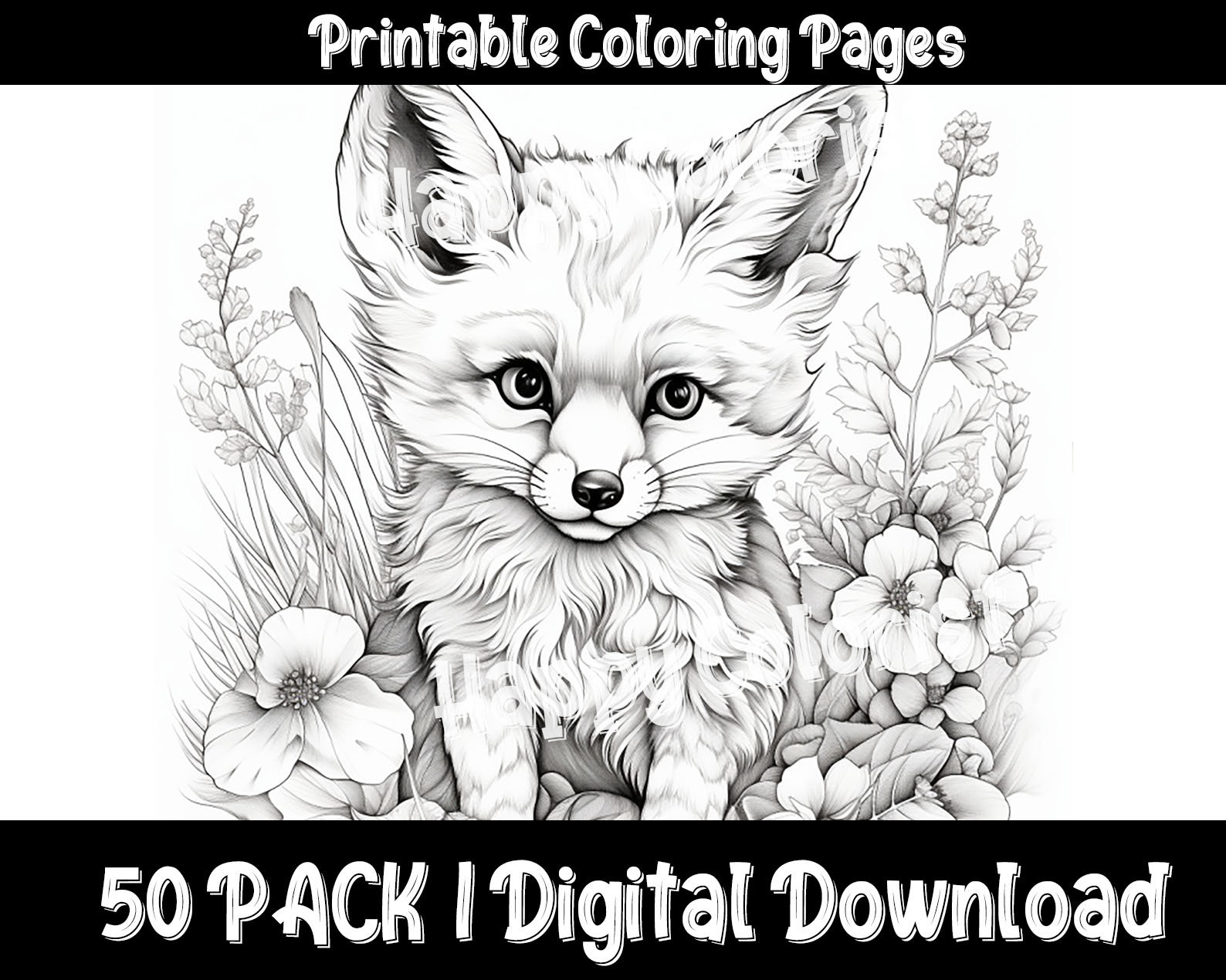 Baby Tails The Fox Coloring Pages